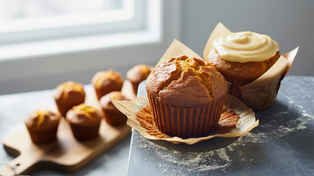 Pumpkin Muffins/Cupcakes | Chewed Up