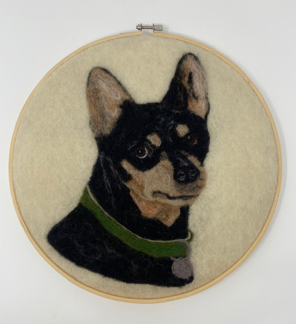 Kaw Law UK | Gallery of Needle Felted Pet Portraits | Head Portrait of ...