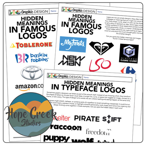 Hidden Images & Meanings in Words & Logos – Typography Analysis Graphic ...