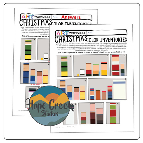 Art Color Inventory CHRISTMAS Color Palettes with Cartoon Movie ...