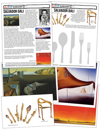 Art History Salvador Dali Design Utensils Cutlery Lesson Project ...