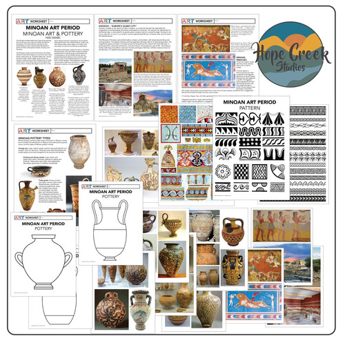 Art History Minoan Pottery Knossos Greek Lesson Slides Templates ...