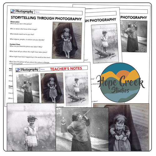Art History Photography Storytelling Lesson Analysis Worksheets ...