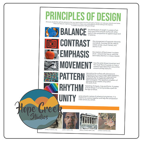 Elements And Principles Of Art Worksheet Principles Of Design