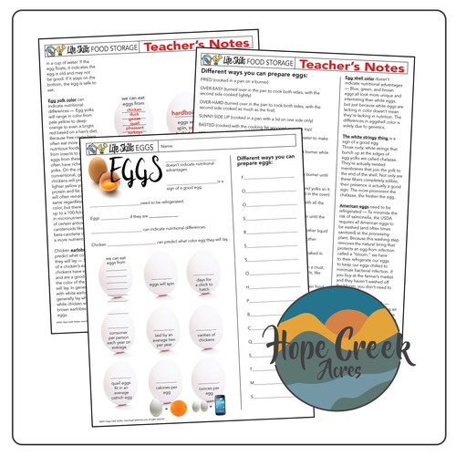 Family Consumer Science/Life Skills: Cooking Unit — Eggs/Egg Facts ...