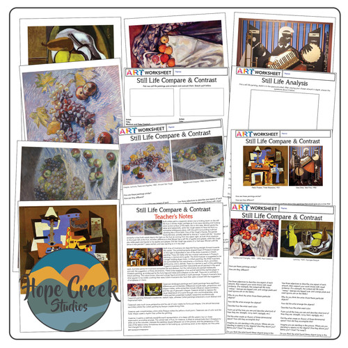 Art & History STILL LIFE Lesson Compare & Contrast Analysis Critique ...