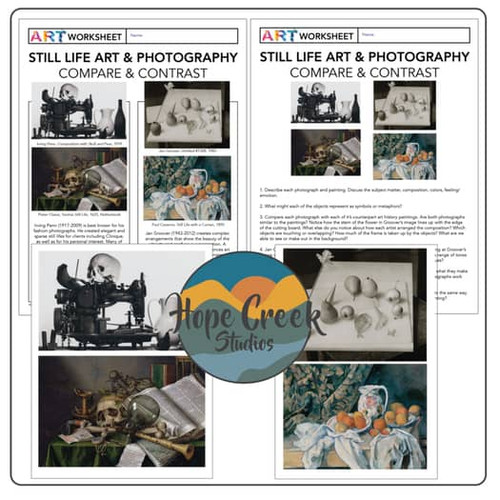 Still Life Art History Paintings & Modern Photography Compare Contrast ...