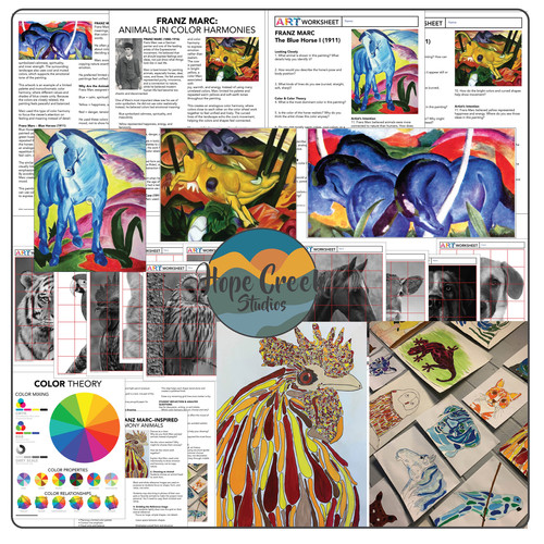 Franz Marc Color Harmony Theory Animal Art His Lesson Expressionism ...