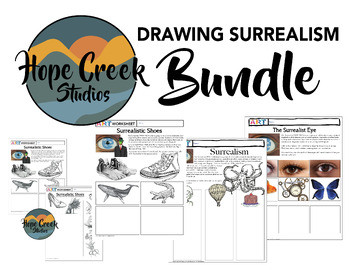 Art Drawing Surrealism Morph Surreal Rene Magritte Worksheet Lesson ...