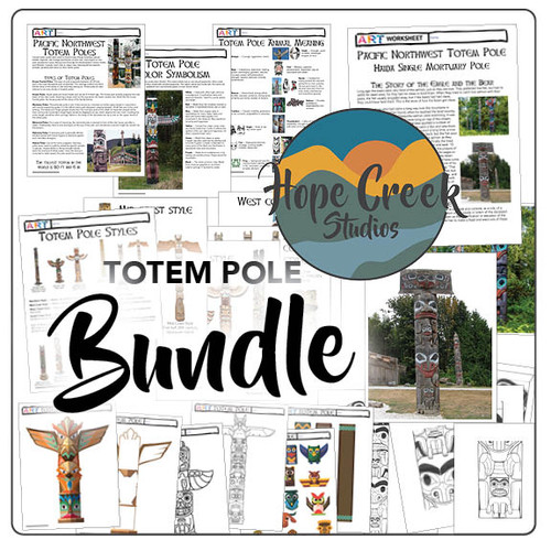 Indigenous US Canada Pacific Northwest & Mortuary Totem Poles Lesson ...