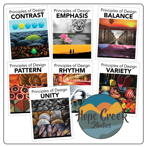 Art Room Posters – 7 Principles of Design with Charts & Photograph ...