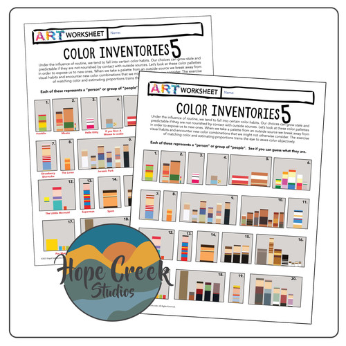 Art Identify Guess the Character Game #5 Graphic Design Color Inventory ...