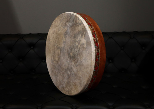 ERAS Heritage Artisan Solid Walnut: 20"x3,4" Bendir, Turkish Drum ...