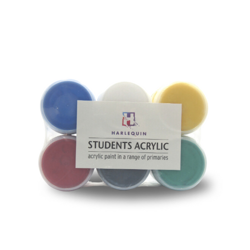 Students Acrylic Primary Colours 100ml Kit | Harlequin Paint