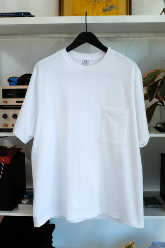 Factor's Pocket "Preemo Tee", White Supima Cotton | Factor's