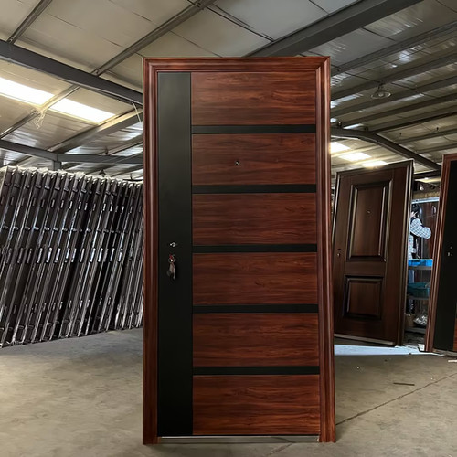 Contemporary Horizontal Panel Steel Security Door | LP Azar Hardware