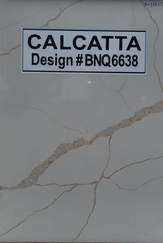 Calacatta Quartz Countertop – Design #BNQ6638 | LP Azar Hardware