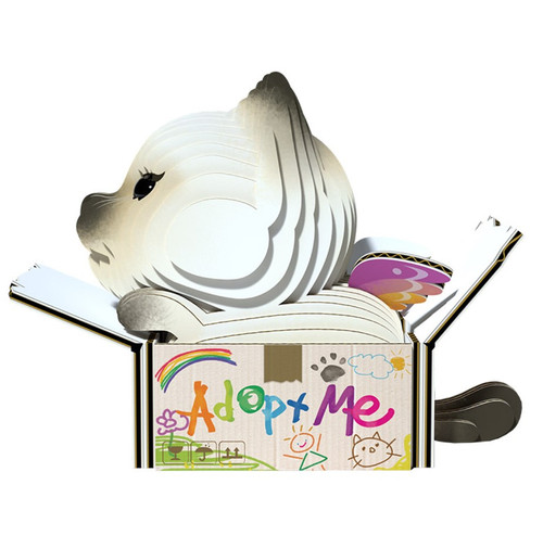 Eugy - Cat Mocha 3D Model Kit | Daisy Layne