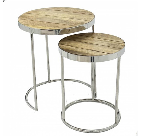 Furniture Cleveland Nat Side Table Set | Daisy Layne