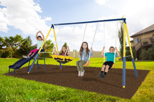 Super Saucer Metal Swing Set | Sportspower
