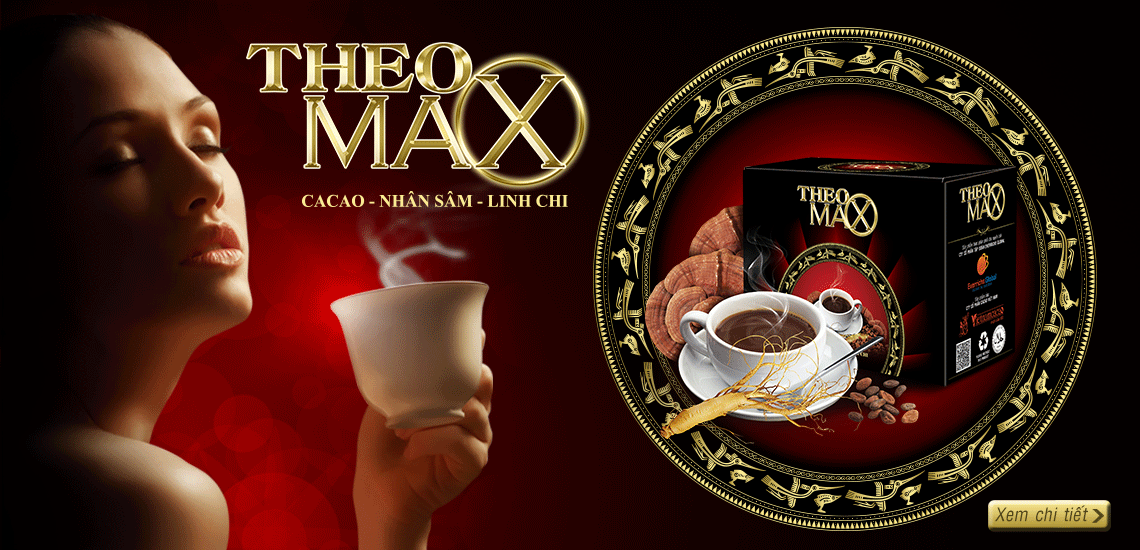 Theomax, cacao, nhân sâm, linh chi