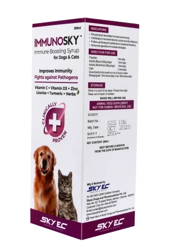 IMMUNOSKY SYRUP 200 ML | Dr Snoopy Smart Pet
