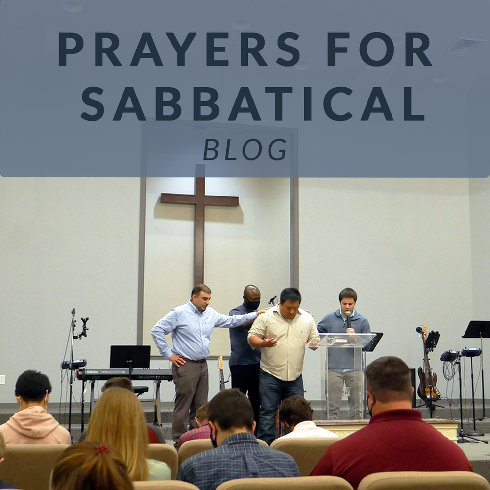 Prayers for Sabbatical