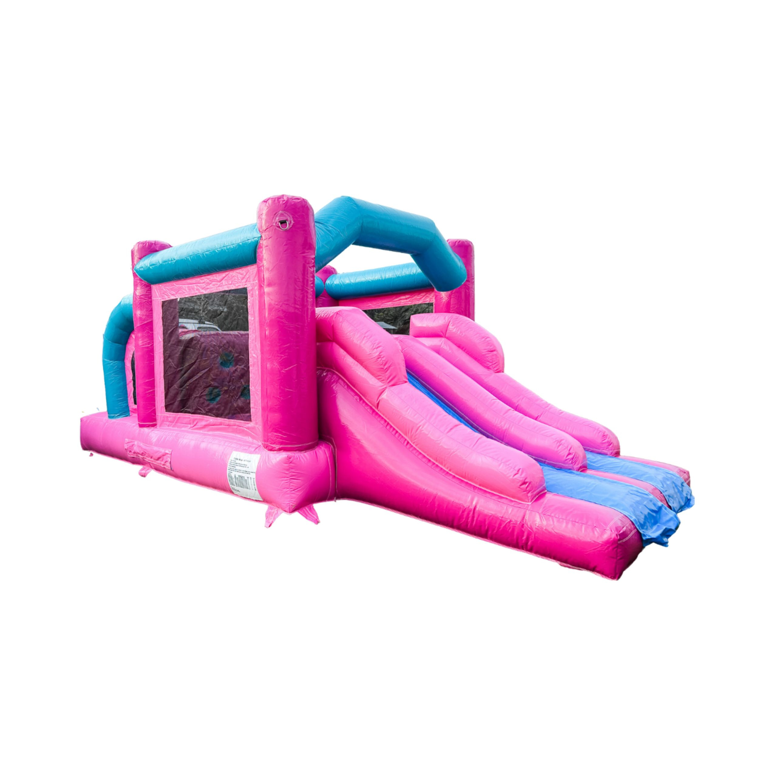 Fuchsia Fiesta Bouncy Castle| Bouncing Castles Gisborne