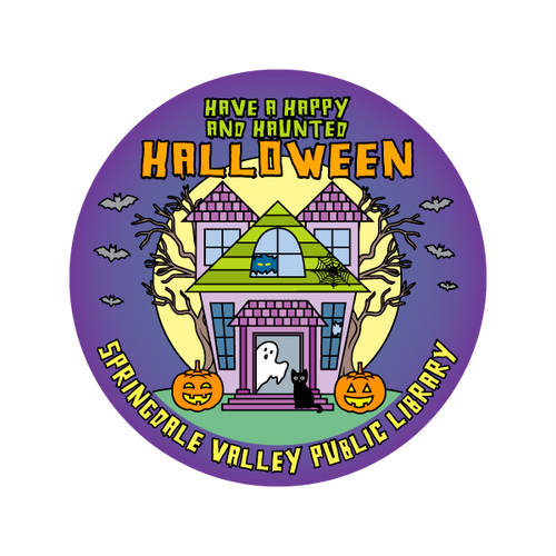 Happy Haunted Halloween Individual Cut Stickers | Coast to Coast