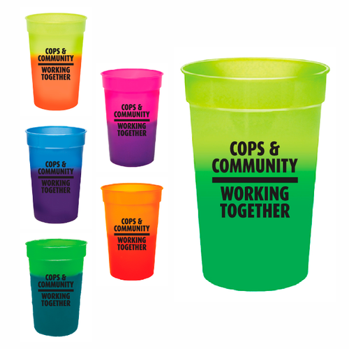 17 oz. Cops & Community Smooth Mood Stadium Cup | Creative
