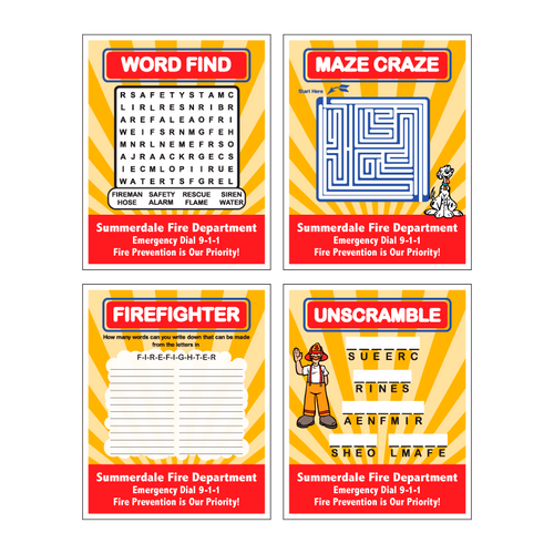 Fire Department Activity Cards | Coast to Coast