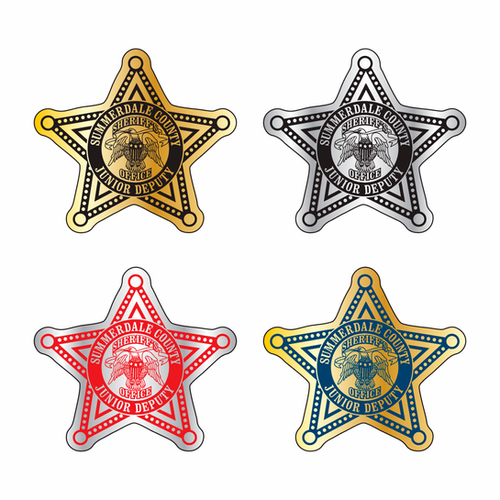 5-point Star Badge Sticker | Modern Marketing