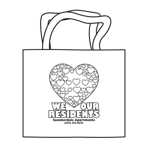 We Love Our Residents Coloring Tote | Coast to Coast