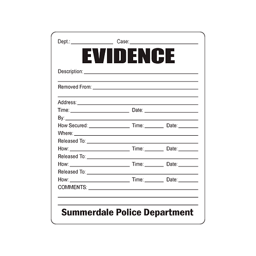 Evidence Sticker | Coast to Coast
