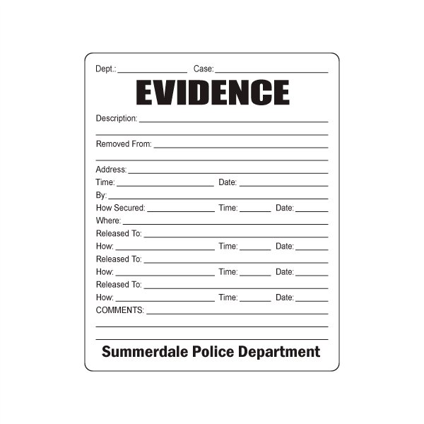 Evidence Sticker | Coast to Coast