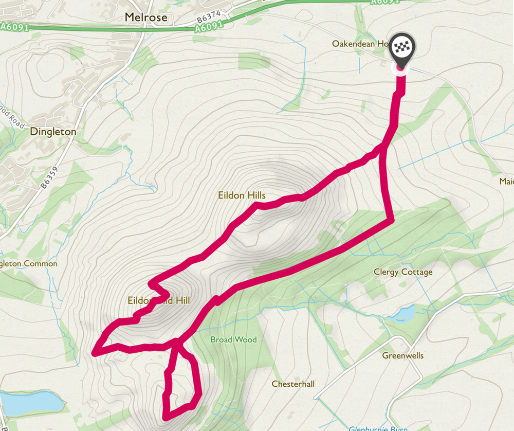 The Five Turrets |Scottish Borders Walking |The Eildon Hills