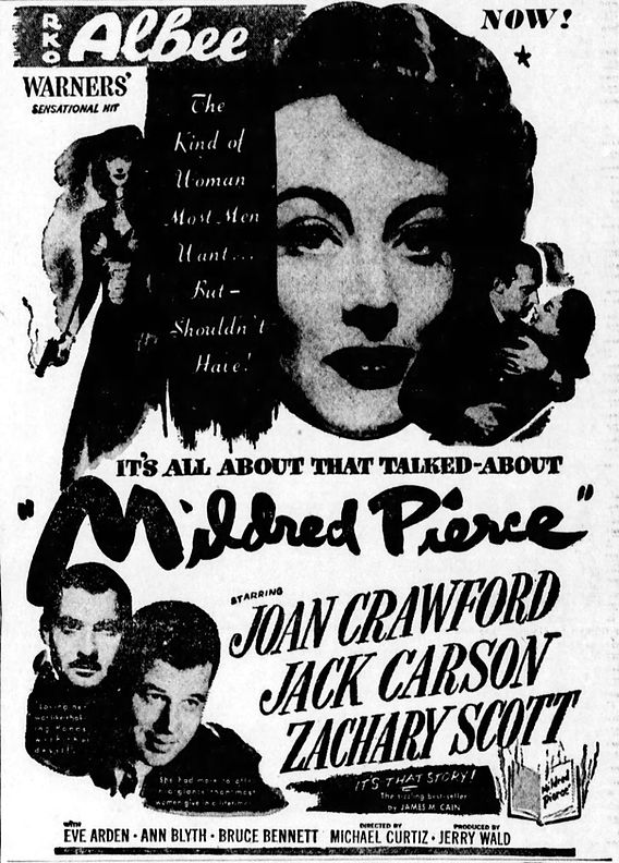mildred pierce 1945 plot