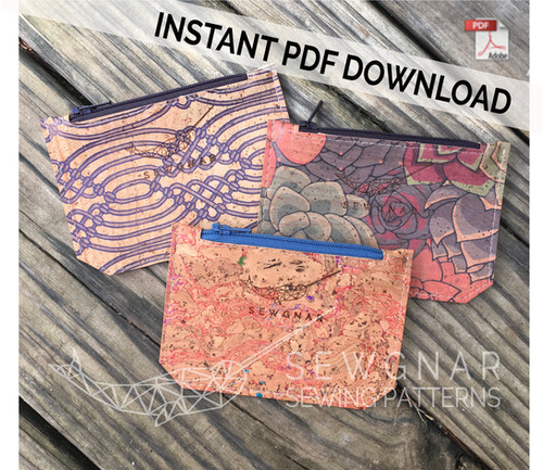 Zip Pouch PDF & SVG Bundle | SewGnar