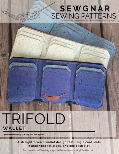 PAPER PATTERN - TriFold Wallet | SewGnar