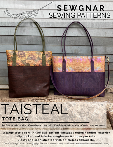 PAPER PATTERN - Taisteal Tote | SewGnar