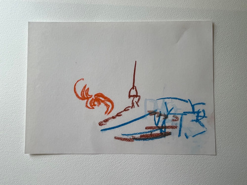 Justin Knowles original drawing. Modern British Art | lprentice