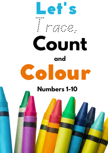 Let's Trace, Count and Colour Numbers 1-10 | with Auntie Nats