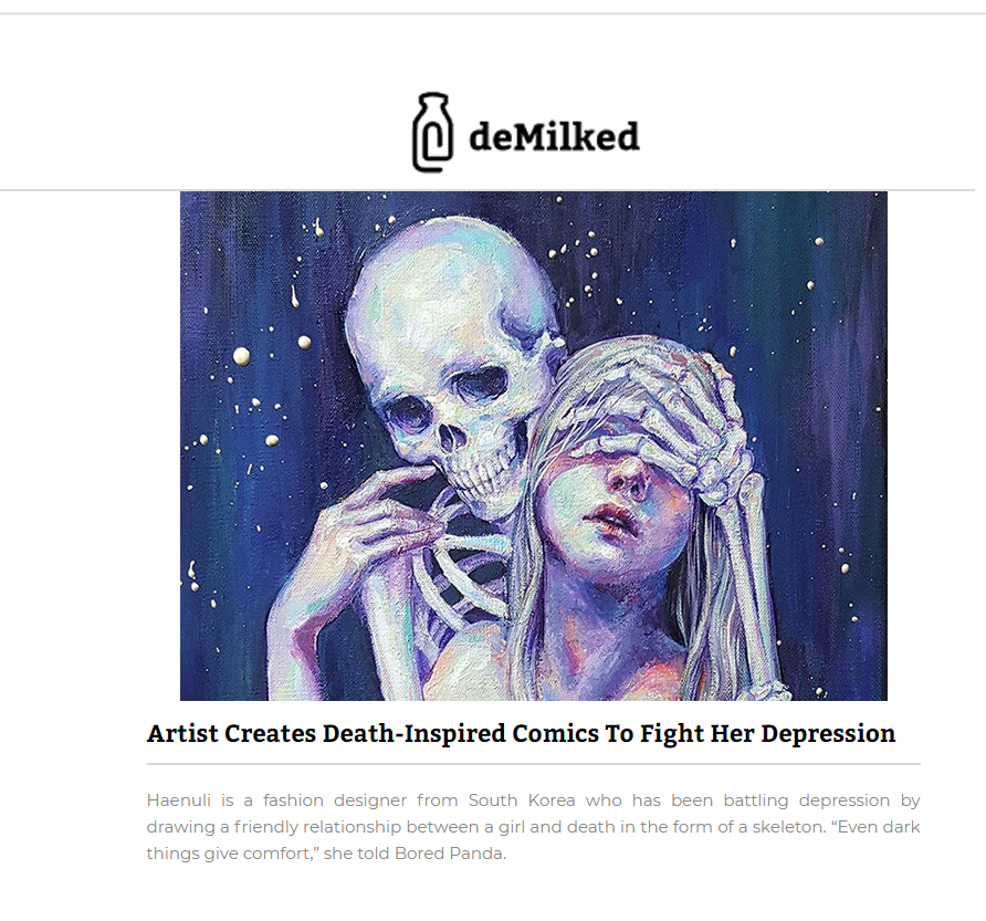 Lithuania website posted about Haenuli's artwork