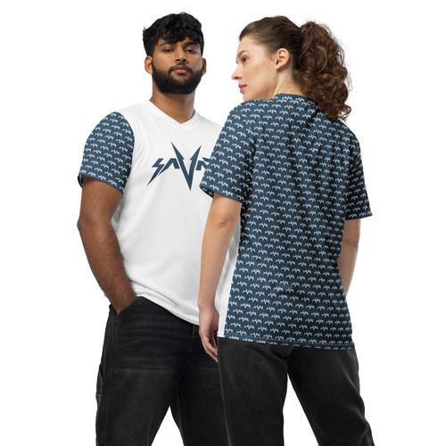 Savant Logo Unisex sports jersey Navy blue | Savant