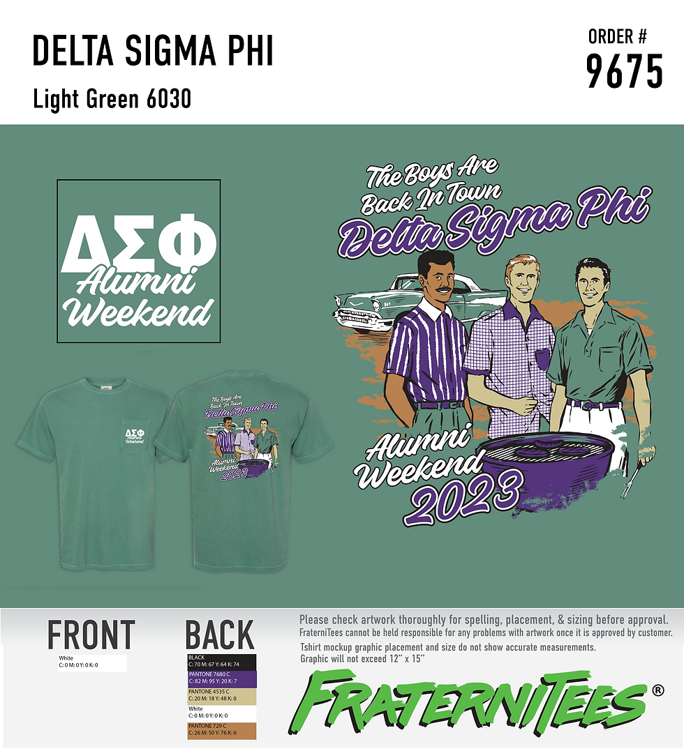 OUR DESIGNS | Fraternitees 6/31