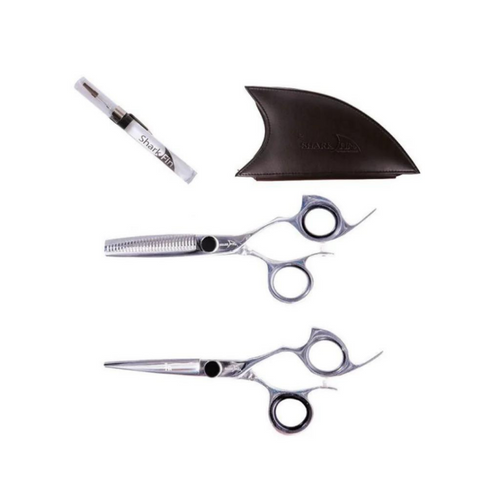 Shark Fin Barber Shears Set - 6.25" Cutting & 7" Thinning Shear | Pivot ...