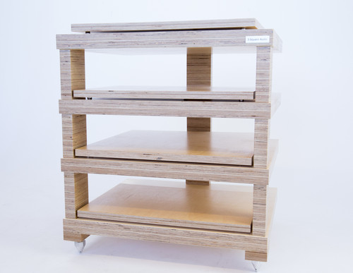 Temple HiFi Rack | 3 Square Audio Loudspeakers