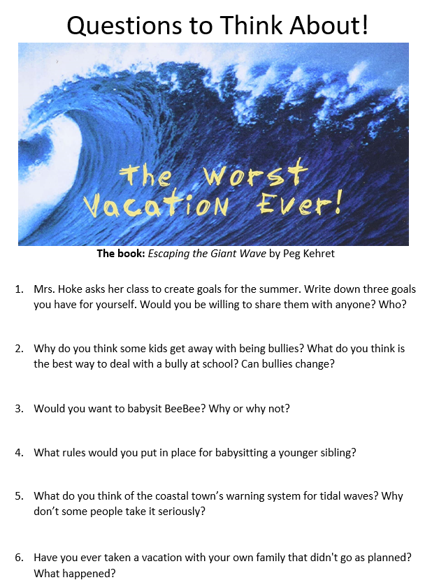 Escaping the Giant Wave - Online Book Club