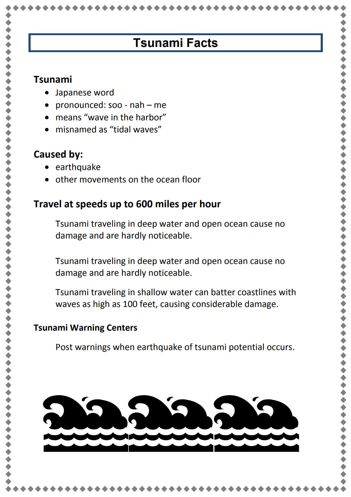 Escaping the Giant Wave - Online Book Club