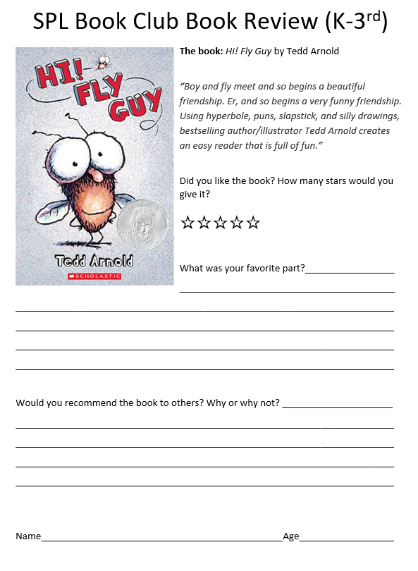 Hi! Fly Guy - Online Book Club